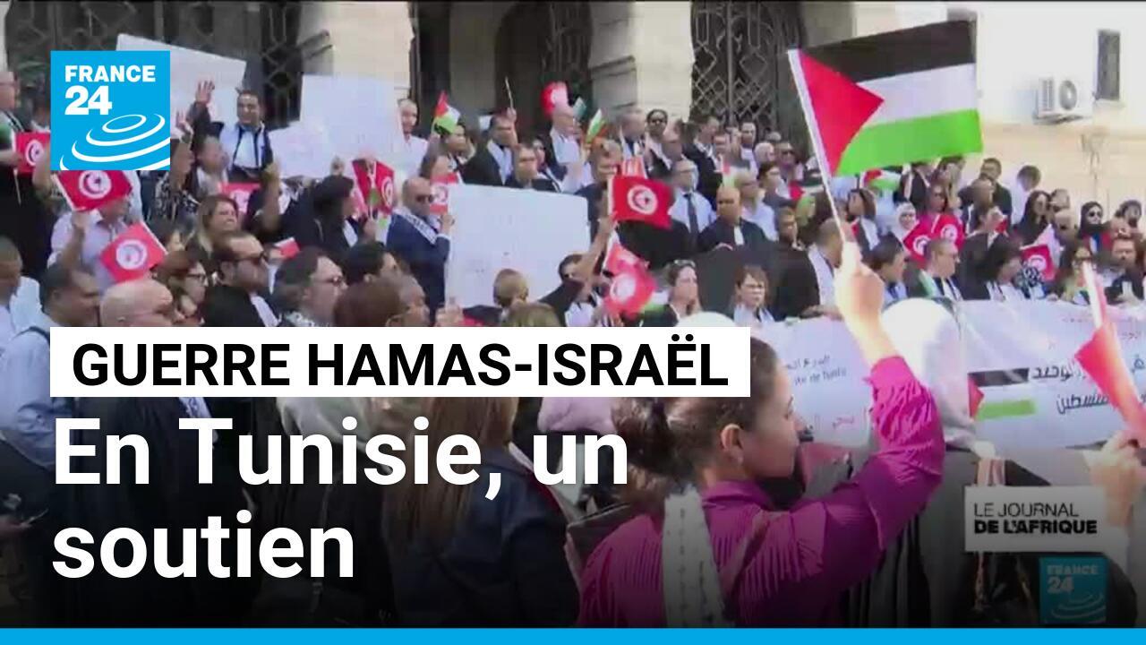 Guerre Israël-Hamas : en Tunisie, le soutien est massivement pro-palestinien - France 24